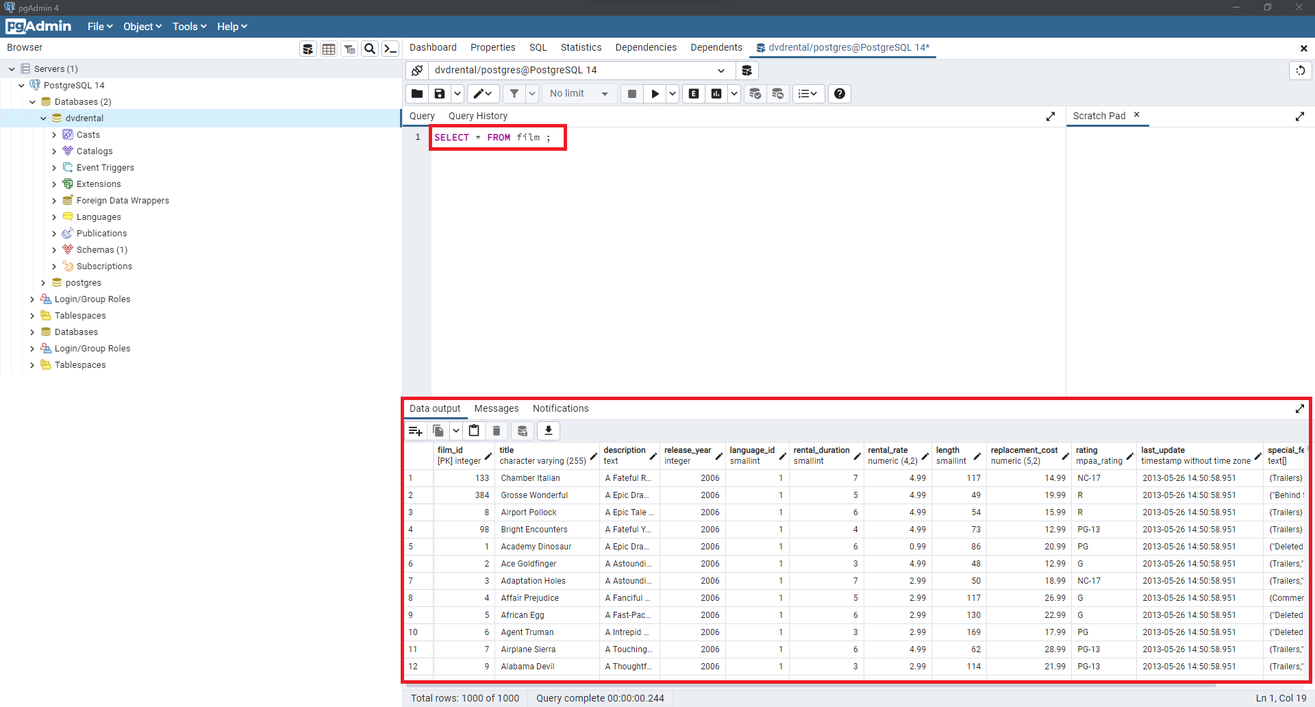 Installation de PostgreSQL et PgAdmin sur Windows
